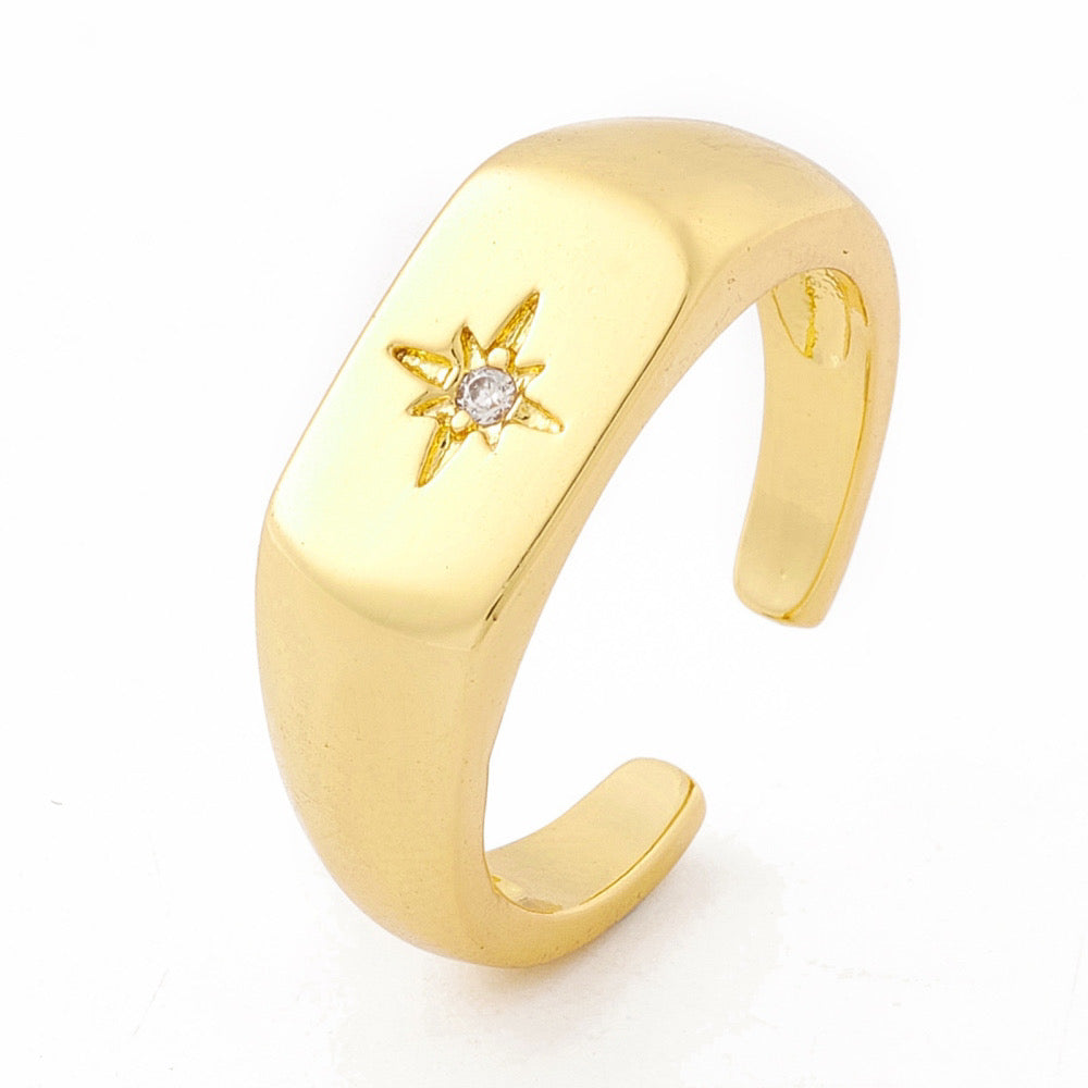 Star Signet Ring – moon soul